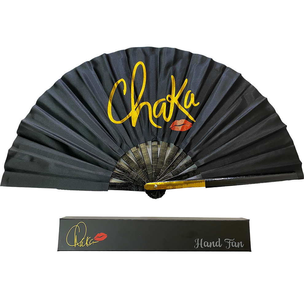 Chaka Khan "Lips Logo" LIMITED EDITION Papillion Hand Fan